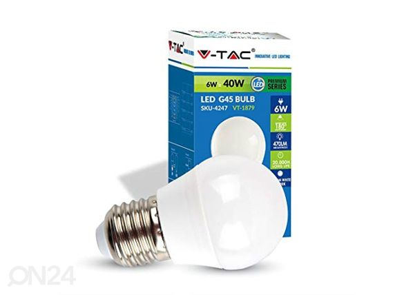 LED lamppu E27 6 W, 5 kpl RT-203804 - ON24 Home & Living