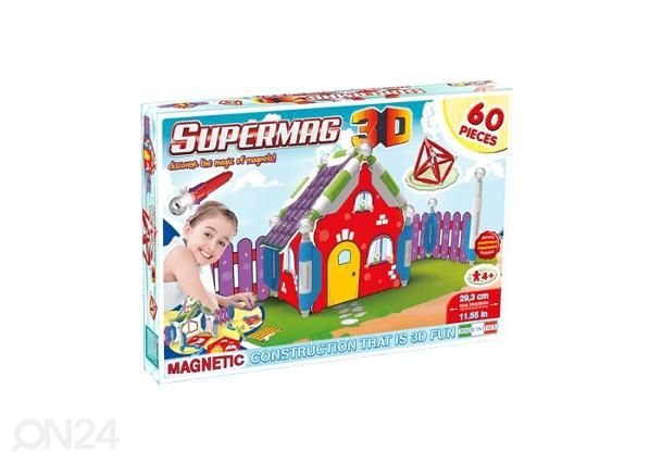 Supermag magneetti palapeli House 60 osaa UP-452251 - ON24 Home & Living