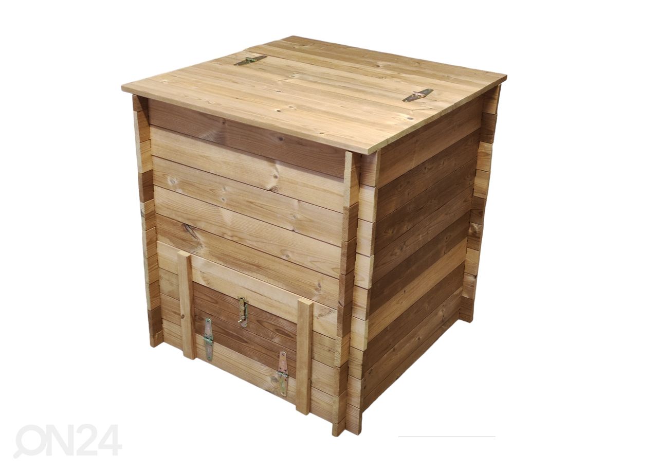Puinen kompostori 1000 L, lämpöpuuta A6-477280 - ON24 Home & Living