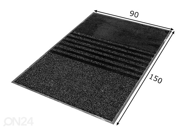 Kuramatto Trinity 90x150 cm, musta AA-460671 - ON24.fi Sisustustavaratalo