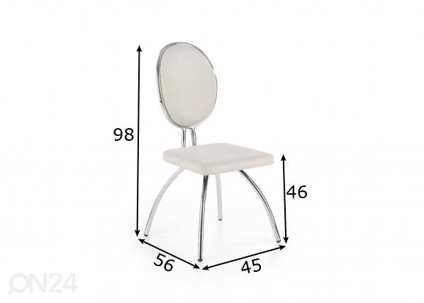 Ruokapöydän tuoli 4 kpl HR-342302 - ON24.fi Sisustustavaratalo
