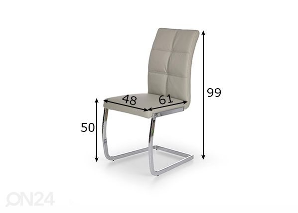 Ruokapöydän tuoli, 4 kpl HR-343477 - ON24 Home & Living