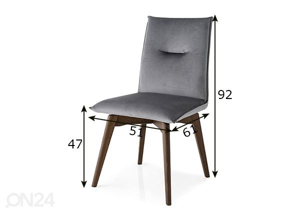 Ruokapöydän tuoli Maya CG-316622 - ON24 Home & Living