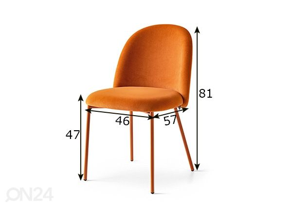 Ruokapöydän tuoli Tuka, 2 kpl CG-317266 - ON24.fi Sisustustavaratalo