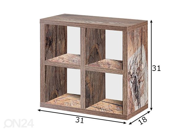 Seinähylly Pisa CD-335271 - ON24.fi Sisustustavaratalo