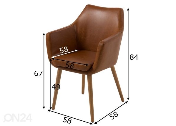 Tuoli Ontario CA-244090 - ON24.fi Sisustustavaratalo