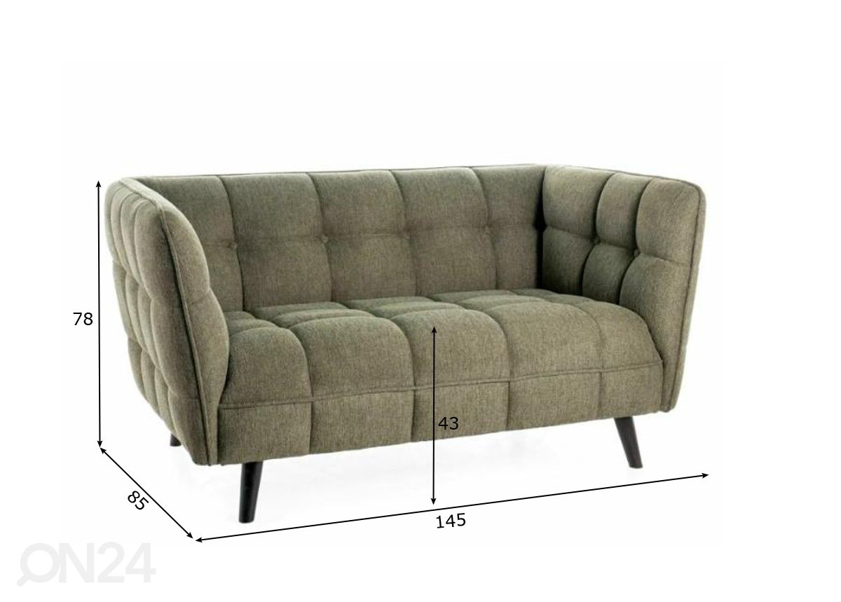 2-istuttava sohva WS-478027 - ON24 Home & Living