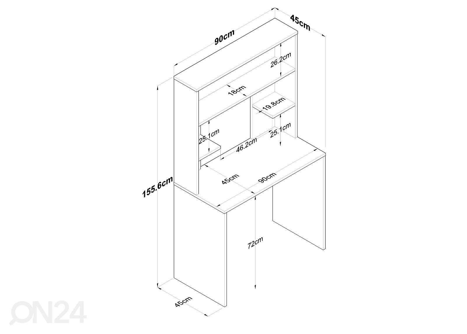 Työpöytä HA A3-459845 - ON24 Home & Living