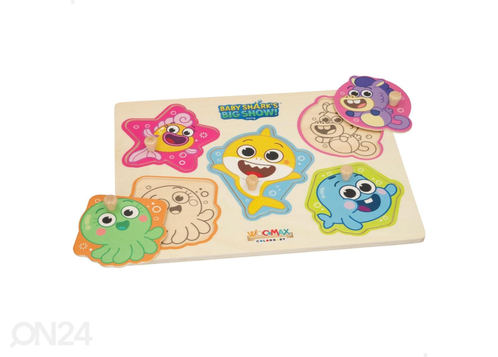 Woomax Puinen palapeli Baby Shark UP-451024 - ON24 Home & Living